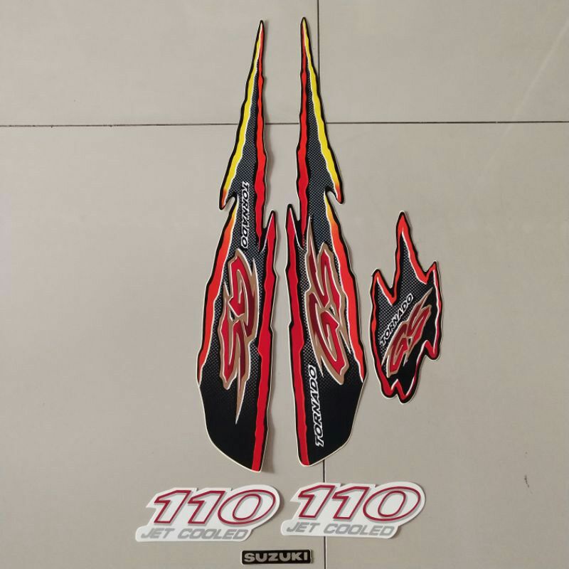 Jual striping sticker suzuki gs tornado stiker gs 110 tornado | Shopee ...