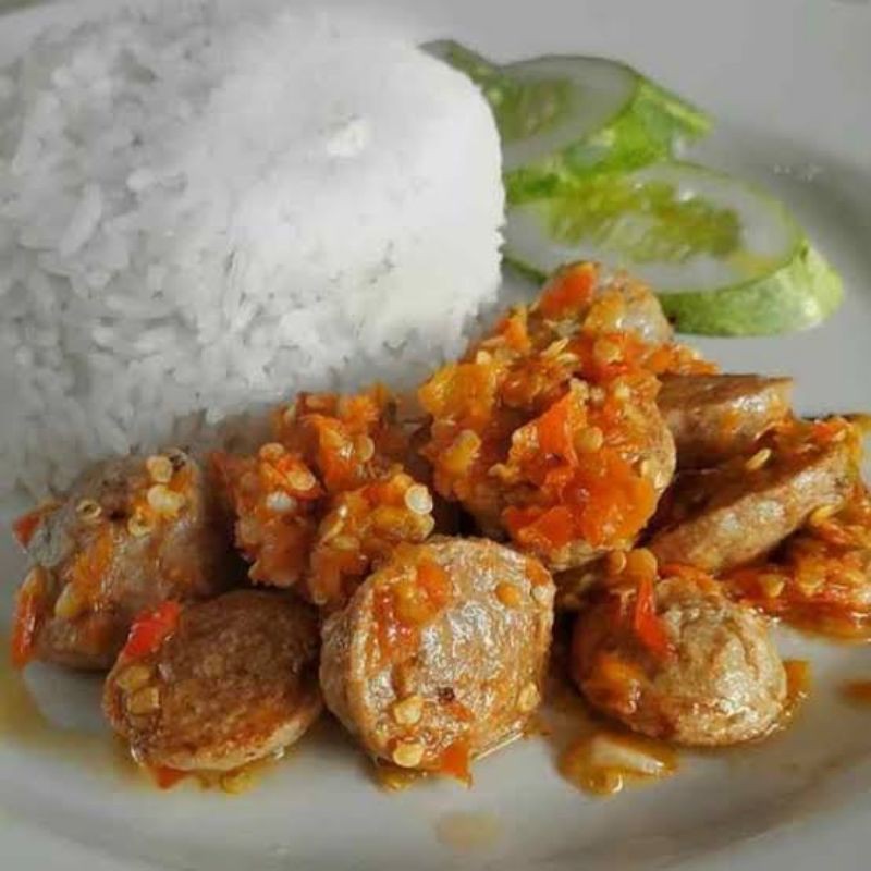 Jual paket hemat nasi bakso penyet/bakso geprek+lalap | Shopee Indonesia