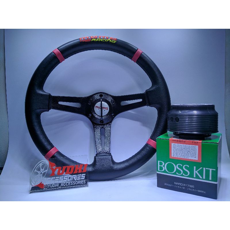 Jual paketan Stir racing dan boskit steering wheels stir racing mobil ...