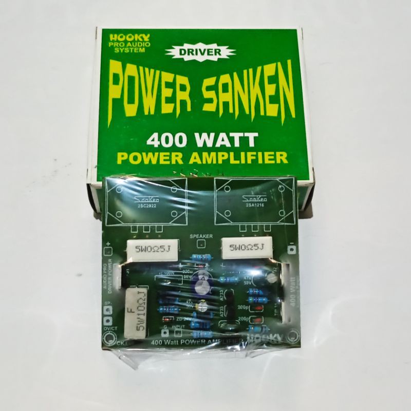 Jual Driver Power Sanken Safari 400 Watt Mono HOOKY Pro Audio System | Shopee Indonesia