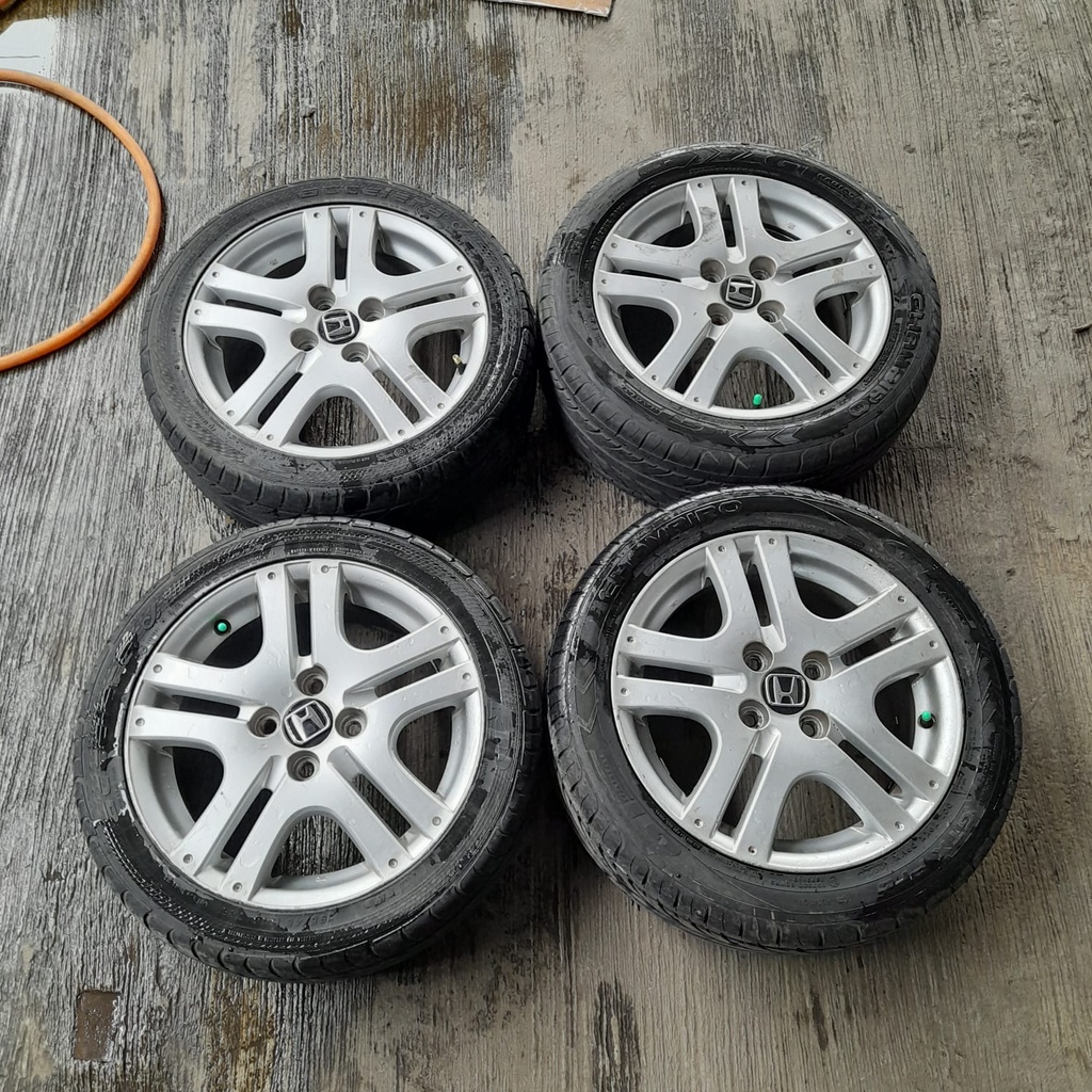 Jual Velg Mobil Ori Jazz Rig 15 Pcd 4x100 + ban Buat Agya Ayla Brio ...