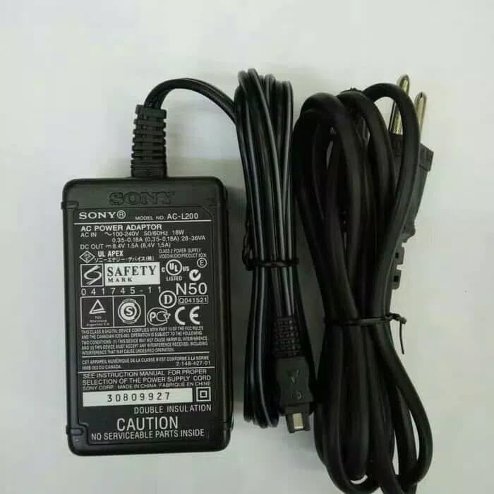 Jual adapter sony AC-L200 for handycam seri HC&DVD | Shopee Indonesia