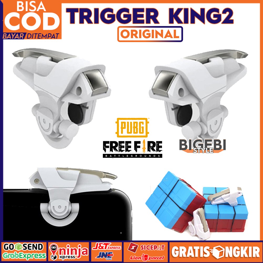 Jual [PROMO TERBATAS] GAMEPAD PUBG FF KING 2 L1R1 Trigger Sharpshooter ...