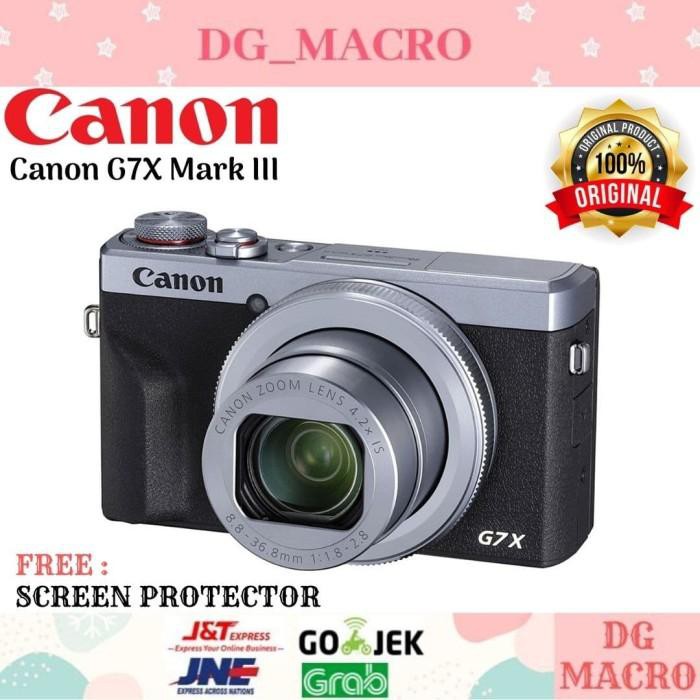 Jual "KD" CANON POWERSHOT G7X MARK III - SILVER - GARANSI RESMI !! | Shopee Indonesia