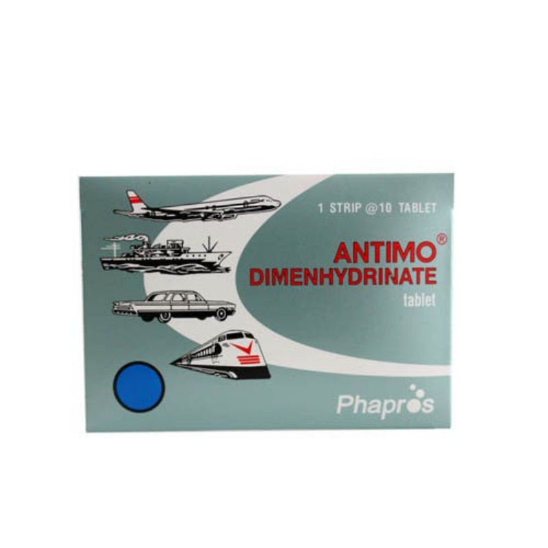 Jual Antimo Dewasa 1 Strip Isi 10 Tablet - Obat Anti Mabuk Perjalanan ...