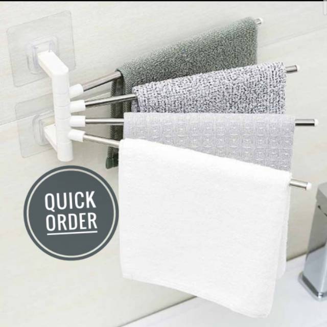 Jual Gantungan Handuk Kamar Mandi Toilet WC Tempat Handuk Rapi bathroom ...