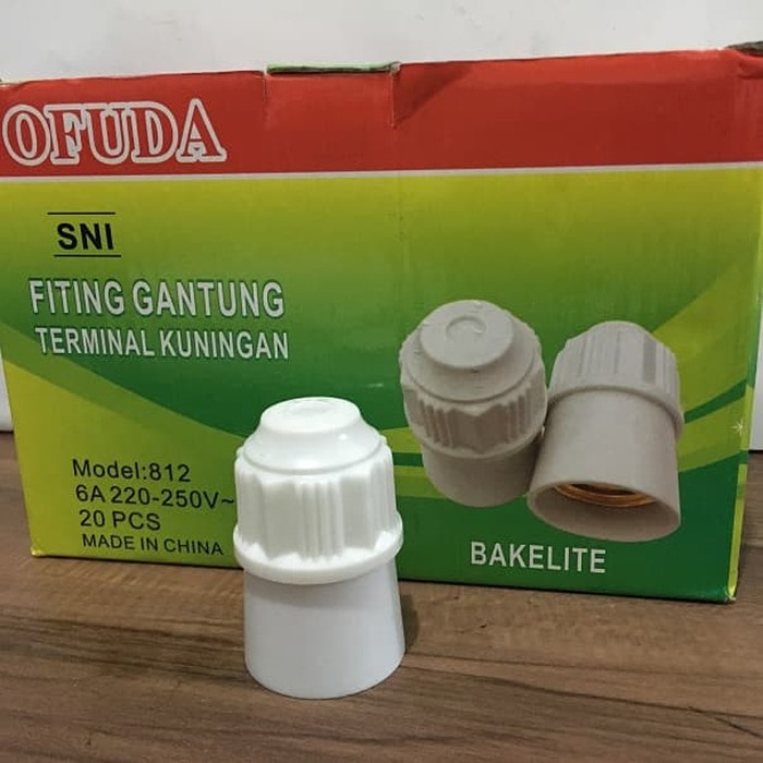Jual Fiting Gantung Terminal Kuningan Fitting Gantung Putih Tebal Ofuda ...