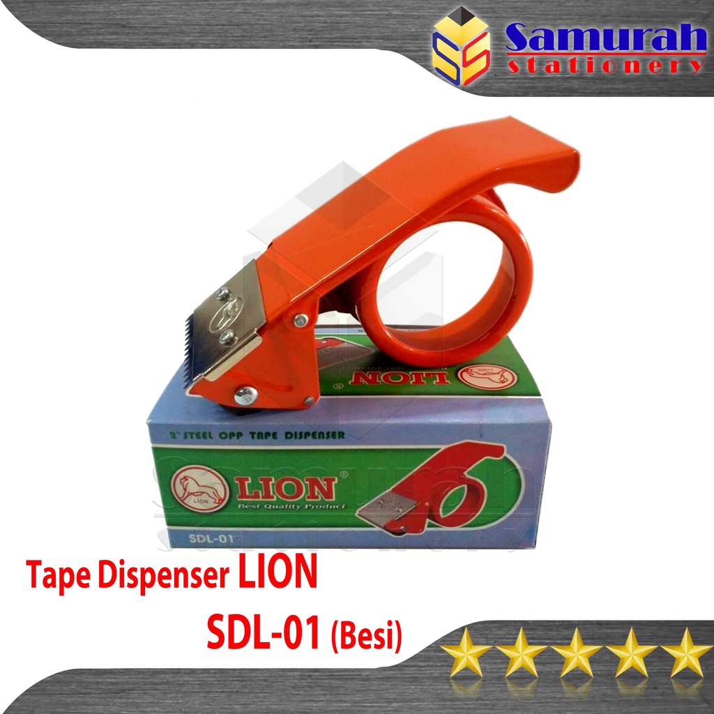 Jual Tape Cutter Lion SDL-01 Bahan Besi 2" / Tape Dispenser SDL 01 ...