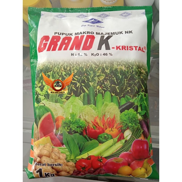 Jual Pupuk Majemuk GRAND-K 1kg (Kalium Nitrate KNO3) | Shopee Indonesia