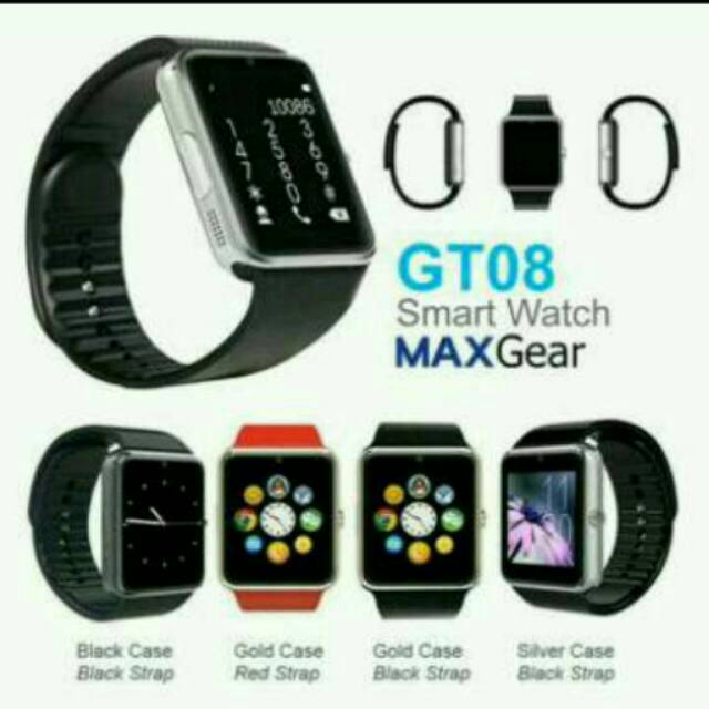 Jual SmartWatch GT08 Support Sim Card & Memory Card | Shopee Indonesia