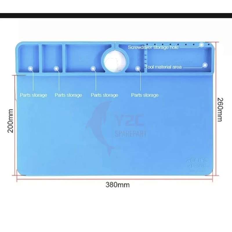 Jual Service Pad Mikroskop RELIFE RL-004I B3 Anti Panas / Karpet Servis ...