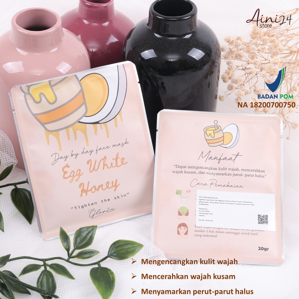 Jual Lea Gloria Masker Wajah Bubuk Organik BPOM 20 gram | Shopee Indonesia