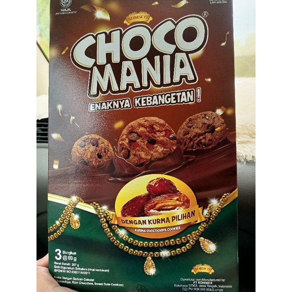 Jual Choco mania gift pack Kurma chocochips cookies 207g | Shopee Indonesia