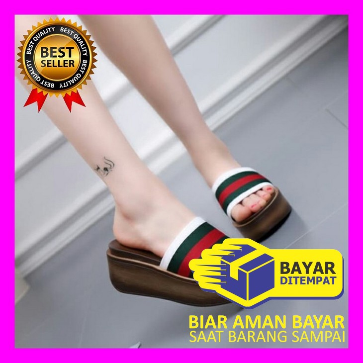 Jual Sendal Korea F0127 Vbn 71 Sendal Impor Batam Jepit Murah Flat Can ...