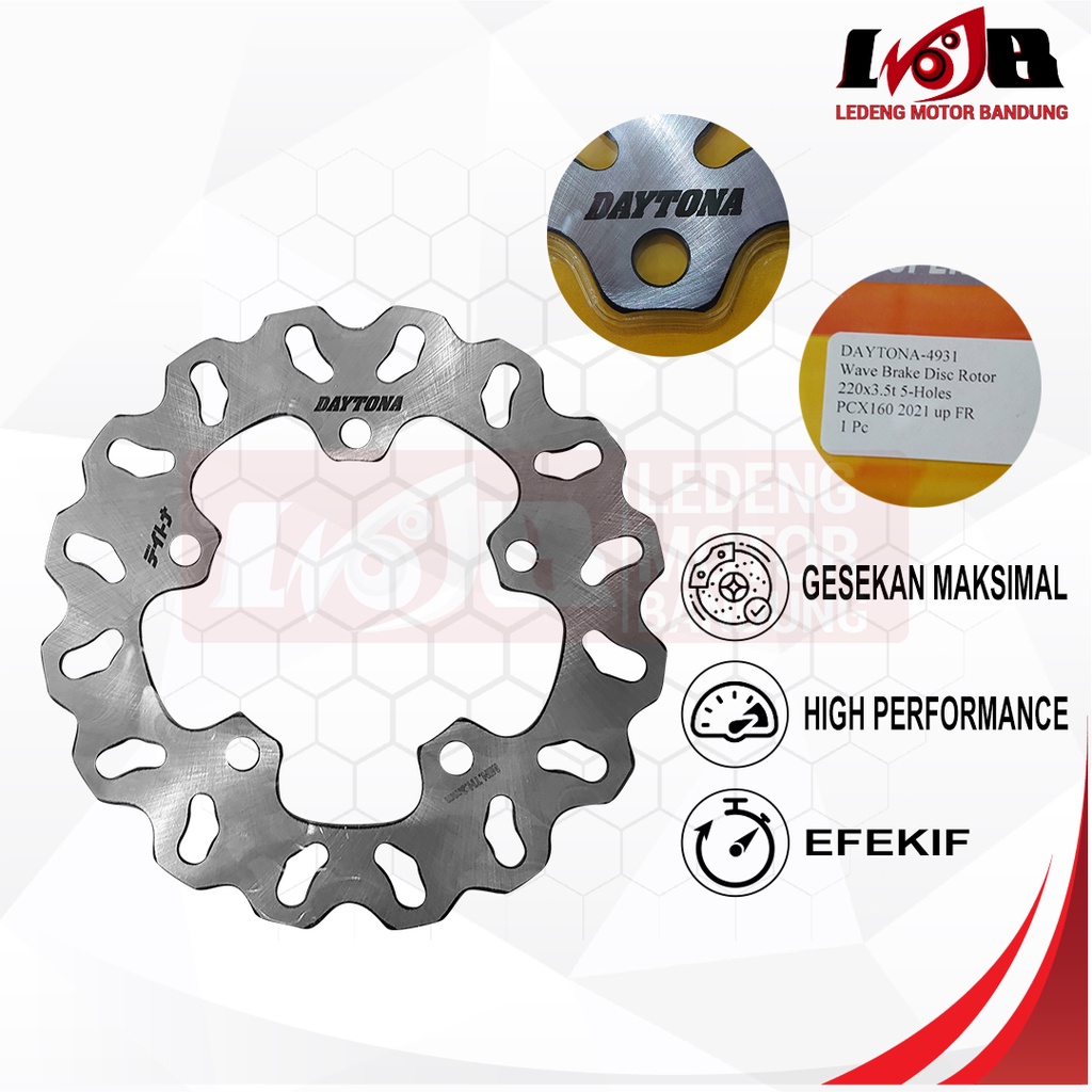Jual Daytona Piringan Cakram Honda PCX 160 Front Disc Brake Racing Rem ...