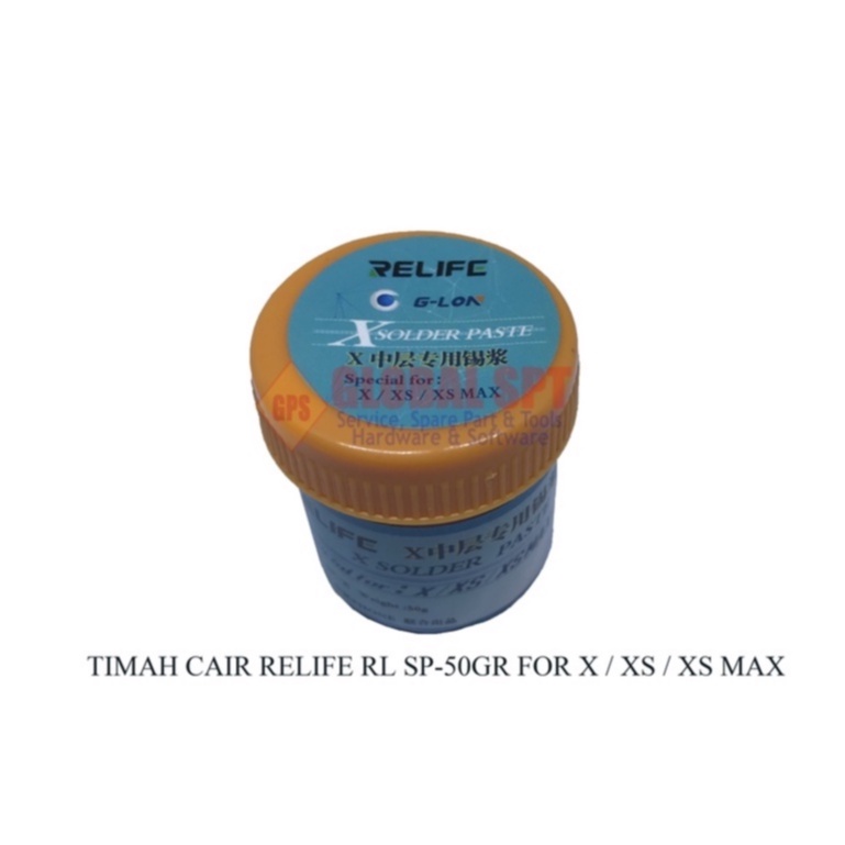 Jual TOOLS / TOOL TIMAH CAIR RELIFE RL SP-X 50GR FOR IPHONE X / XS / XS ...
