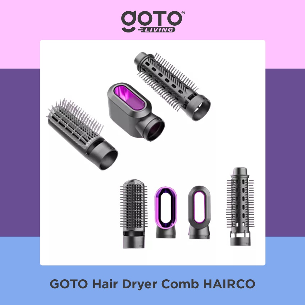 Jual Goto Hairco Hair Dryer Sisir Blow Hairdryer Pengering Rambut 3in1 ...