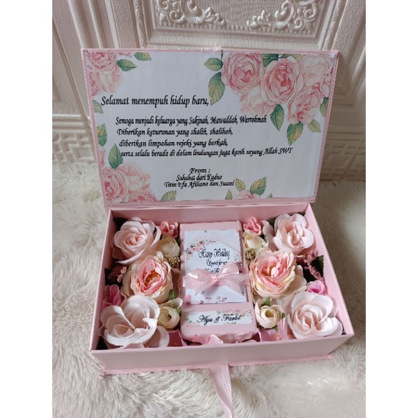 Jual PO / Exclusive Flower Box / Box Bunga / hampers hardbox custom ...