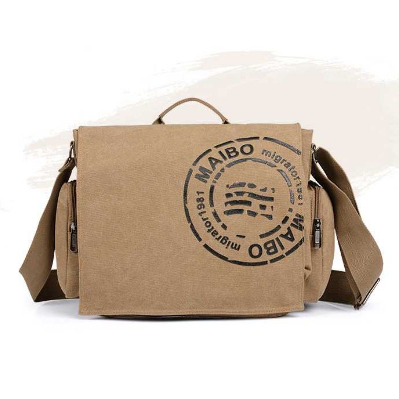Jual [ORI] MAIBO Tas Selempang Bahu Kanvas Pria Sling Bag Canvas ...