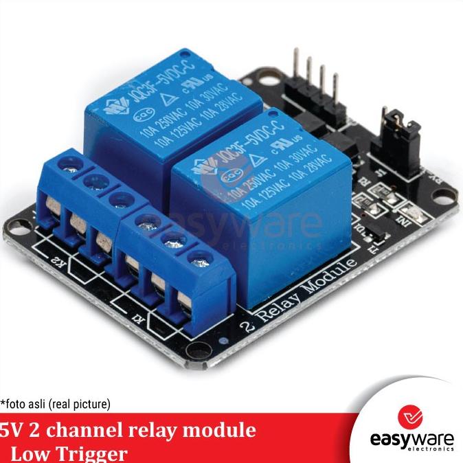 Jual RELAY MODULE 2 CHANNEL 5V RELAY MODUL easywa53 Murah | Shopee ...