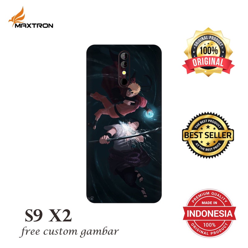 Jual GARSKIN/STICKER HANDPHONE MAXTRON S9 X2 CUSTOM | Shopee Indonesia