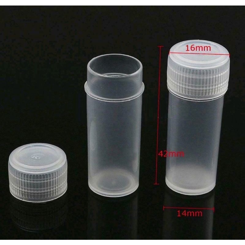 Jual 50pcs botol plastik vial sample 5g 5ml pot | Shopee Indonesia