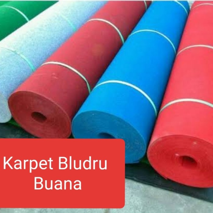 Jual karpet bludru polos buana alas lantai lebar 2m ( 1 roll isi 30 meter,ketebalan 3mm ...