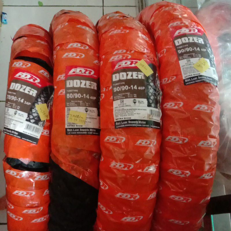 Jual BAN FDR DOZER (70/90/80/90/90-14) TUBE TYPE BAN LUAR SEMI TRAIL ...