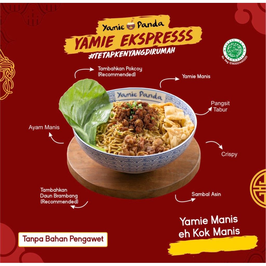 Jual Yamie Panda Ekspresss Manis Eh Kok Manis / Yamie Instant / Mie Frozen | Shopee Indonesia