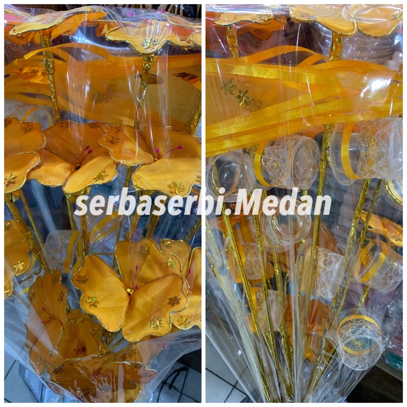 Jual BUNGA TELUR / BUNGA BALE MURAH LENGKAP (10 Bunga Telur, 10 Bendera ...