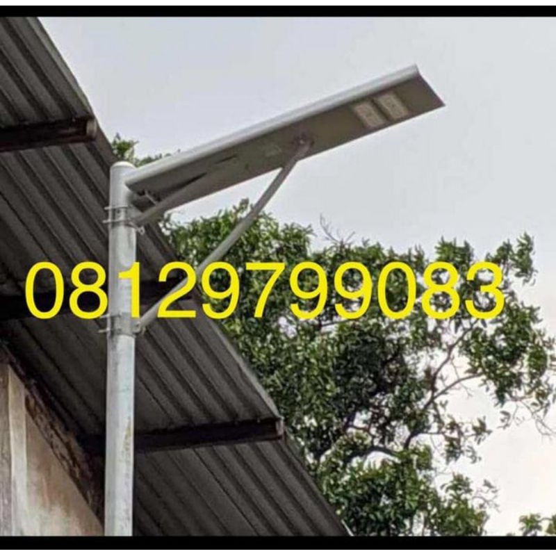 Jual lampu jalan solar sel 100w led panel surya all in one 100w pju ...