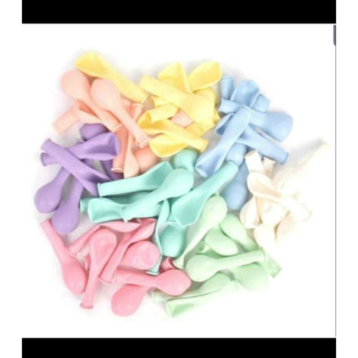 Jual balon pastel kecil 5 inchi | Shopee Indonesia