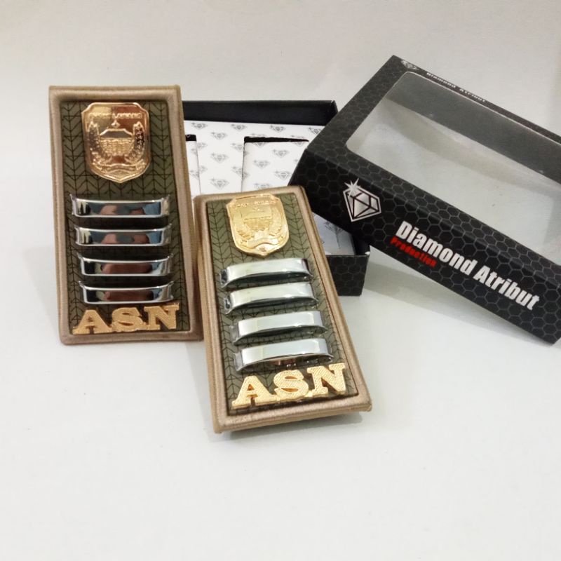 Jual Pangkat Pdh Asn Empat Lawang 2D Kain Akrilik Balok | Shopee Indonesia