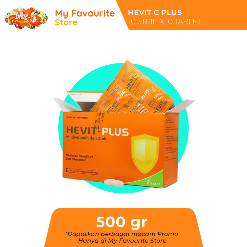 Jual HEVIT C PLUS 10 STRIP X 10 TABLET | Shopee Indonesia