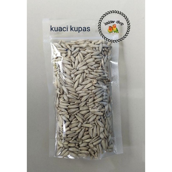 Jual Kuaci grade A kwaci kupas Snack burung kenari Lovebird Parkit ...