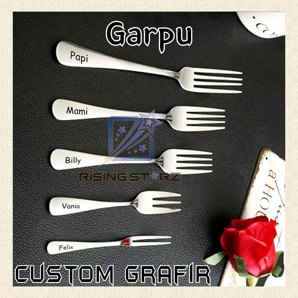 Jual Garpu makan hotel Cafe stainless tebal cake dessert buah pasta ...