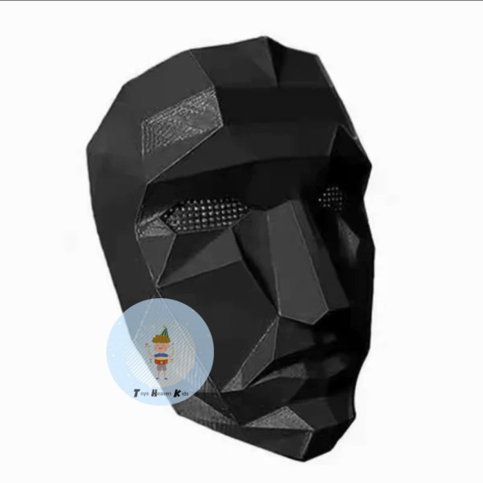 Jual [RESTOCK] Topeng Squid Game Mask Staff Guard Cosplay Kostum ...
