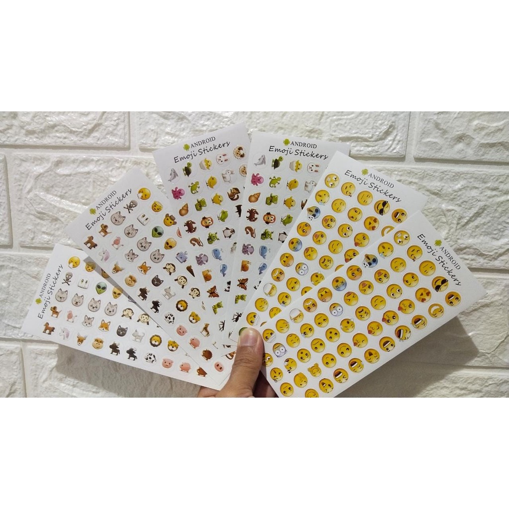 Jual STIKER EMOJI / STIKER EMOTICON LUCU / STICKER HIAS BENTUK EMOTICON ...