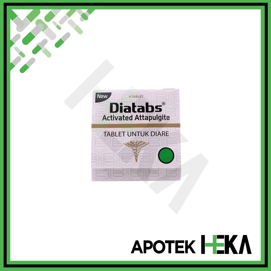 Jual New Diatabs Tablet Obat Diare Strip isi 4 Tablet (BANDUNG ...