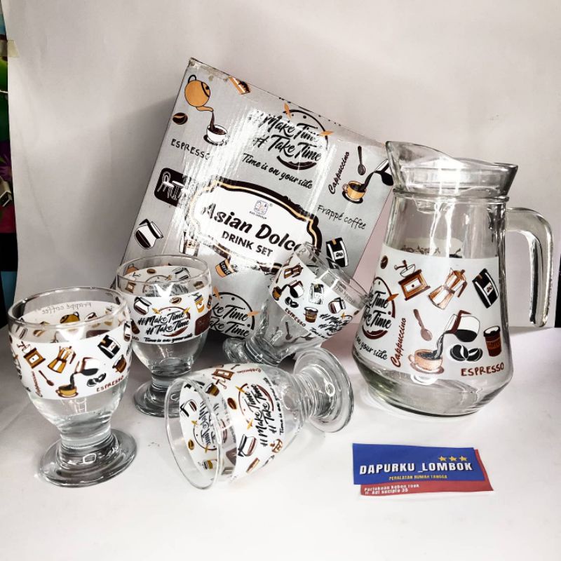 Jual gelas murah kado murah pitcher set gelas set | Shopee Indonesia