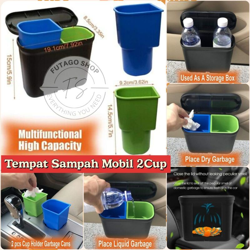Jual Tempat Sampah Mobil Besar Multifungsi Tong Sampah Mobil Gantung ...