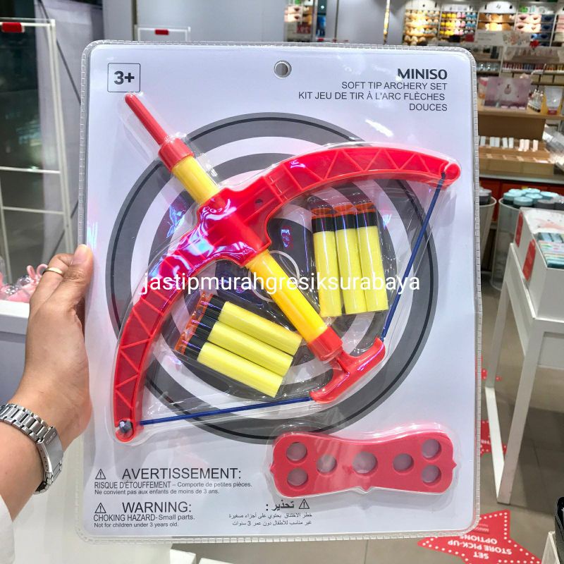 Jual ARCHERY SET MINISO MAINAN MINISO MAINAN PANAH | Shopee Indonesia