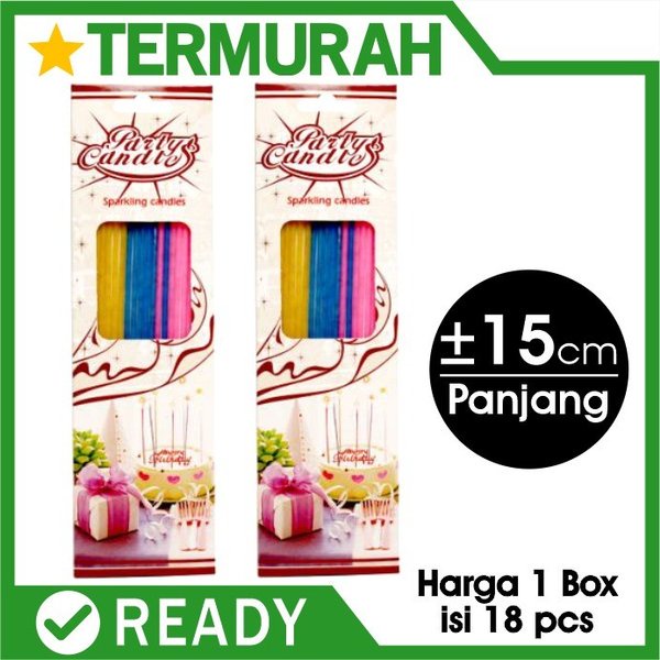 Jual Lilin panjang ulang tahun air mancur sparkling kembang api ultah ...