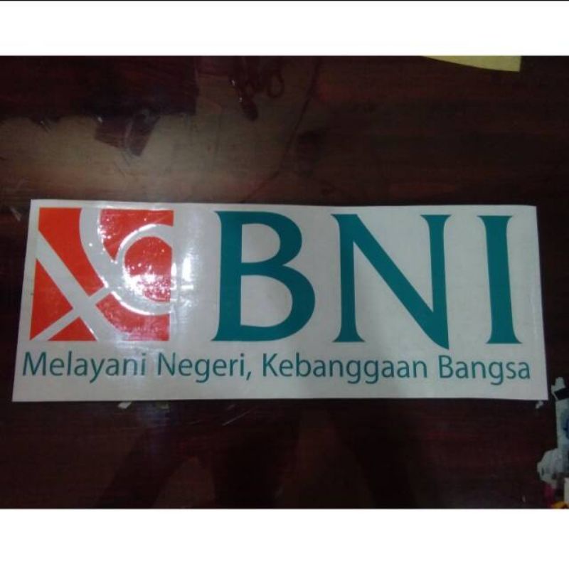 Jual sticker BNI sticker bank | Shopee Indonesia