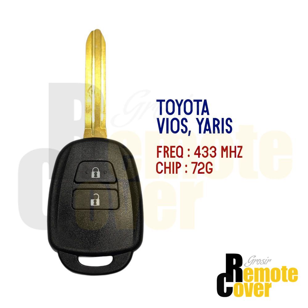Jual Remote Set Lengkap Kunci Key Blank Toyota Vios Yaris Tipe G ...