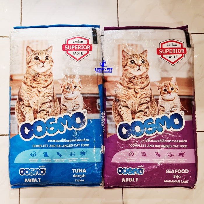 Jual Cosmo Cat Food 8kg | Shopee Indonesia