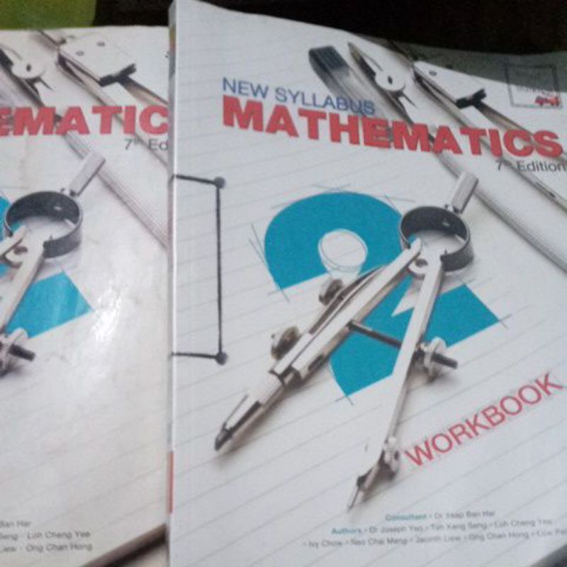 Jual new syllabus mathematics 2 teksbook dan workbook satu set | Shopee ...