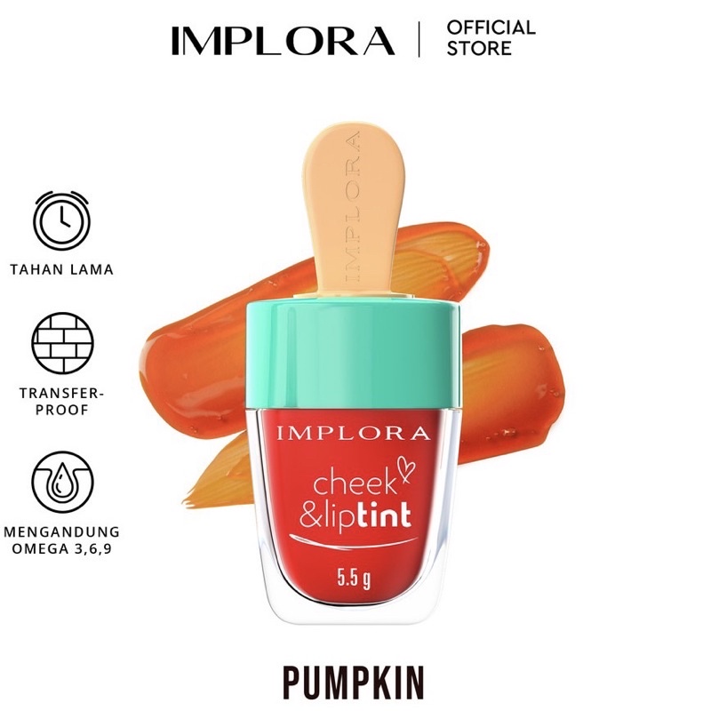 Jual IMPLORA Cheek & Liptint BPOM lip tint implora ORIGINAL Vampire ...