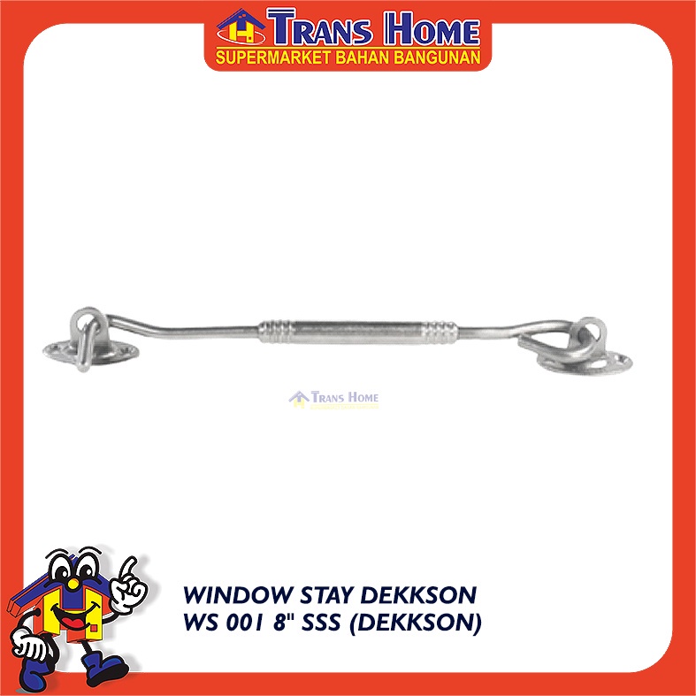 Jual Hak Kait Angin Window Stay Penahan Jendela WS 001 8" SSS (DEKKSON ...
