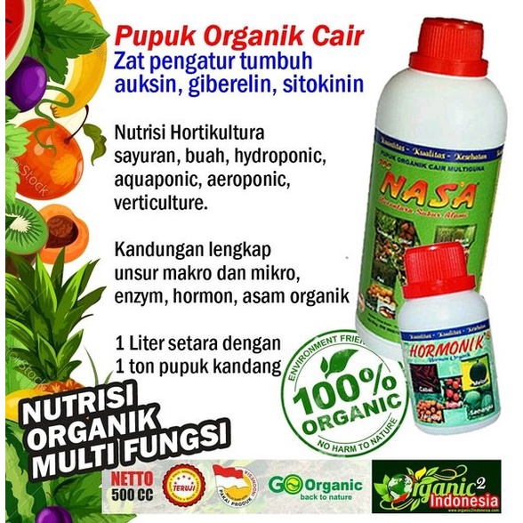 Jual PUPUK PELEBAT BUAH NASA / PUPUK PERANGSANG BUAH / PUPUK ORGANIK CABE RAWIT / NASA 500CC ...